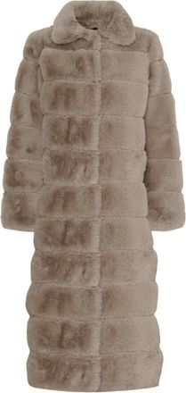 Notyz Notyz, Femme, Vestes, Beige, Taille: 44 FR Faux Fur & Shearling Vestes