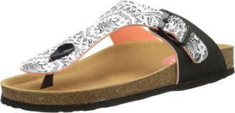 Desigual Damen Bio3 Save Queen T-Spangen Sandalen, Schwarz (Black 2000), 36 EU
