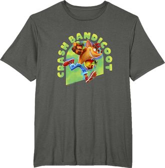 Crash Bandicoot Crash Team Rumble Vintage Retro Crash Wumpa Fruit Poster T-Shirt
