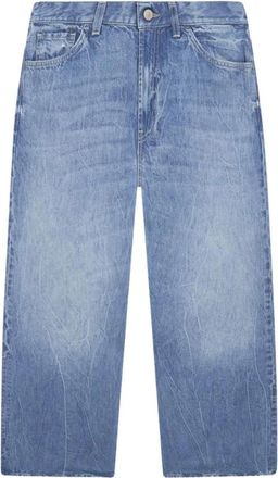 Dondup Femme, Jeans, Bleu, Taille: W24 Tami Wide-leg Jeans