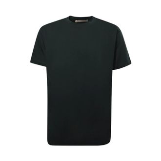 Michele Carbone Homme, Tops, Noir, Taille: L T-shirt &agrave; Col Rond