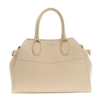 Guess Yulia Small Satchel - - Bags - Damen - Beige - ONE SIZE