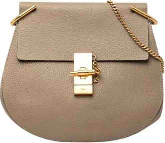 Chlo&eacute; Sac bandouli&egrave;re Drew Pre-owned - Femme - Pre-owned - Brun - Taille: ONE Size