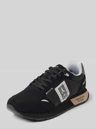 Aeronautica Sneaker mit seitlichem Logo-Patch Modell Roma