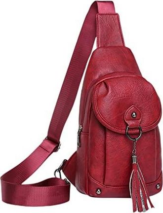 Generic Sac a Main Femme Sac Bandouli&egrave;re Femme Sacoche Femme Bandouli&egrave;re Travail Voyage &Eacute;cole Poitrine Doux, Grande Capacit&eacute; R&eacute;tro, Sac Voyage L&eacute;ger Multifonc