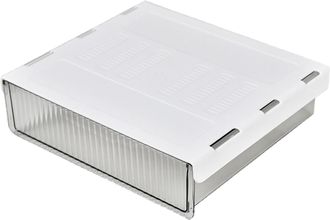 Generico Selbstklebende Schublade unter dem Schreibtisch, transparent, minimalistisch, B&uuml;ro-Schrank, Schminktisch, t&auml;glicher Gebrauch, langlebig, leicht, einfa