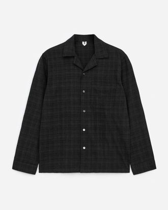 Arket Pyjamahemd Aus Flanell -Grau