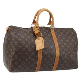 Louis Vuitton Sac Week-end Pre-owned - Femme - Pre-owned - Brun - Taille: ONE Size