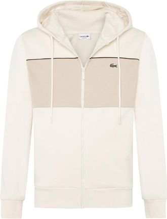 Lacoste Softer Hoodie mit Zip in Colorblock-Design in