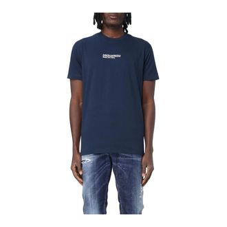 Dsquared2 Kurz&auml;rmeliges T-Shirt mit Rundhalsausschnitt - - Tops - Herren - Blau - S