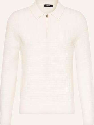 Reiss Reiss Strick-Poloshirt Hamilton weiss