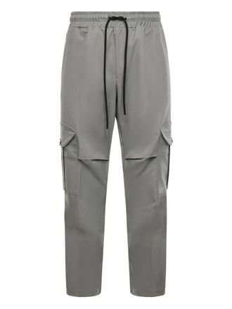 Giuliano Galiano cargo-pocket drawstring trousers - Gris