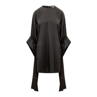J.W.Anderson Tab Sleeve Kleid - - Dresses - Damen - Schwarzk - 2XS