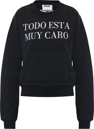 Moschino Damen, Sweatshirts & Hoodies, Schwarzk, XSGr&ouml;&szlig;e