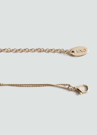 Mango Collier perles combin&eacute;es or - Femme - Taille unique - MANGO