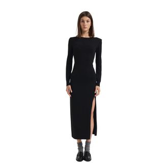 P.A.R.O.S.H. P.a.r.o.s.h., Femme, Robes, Noir, Taille: 38 FR Knitted Robes