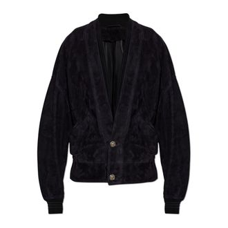 Versace Wildlederjacke - - Jackets - Herren - Blau - S