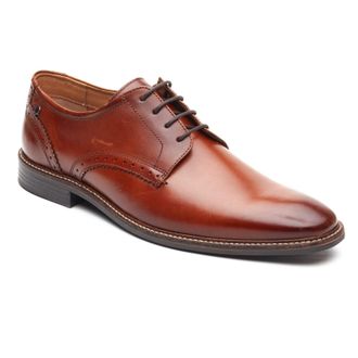 Base London Eton Schn&uuml;rlederschuhe f&uuml;r Herren in verbranntem Tan