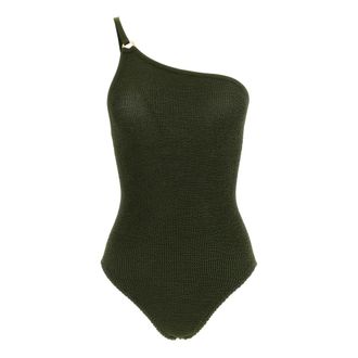 Hunza G Beachwear - - Swimwear - Damen - Gr&uuml;n - ONE SIZE
