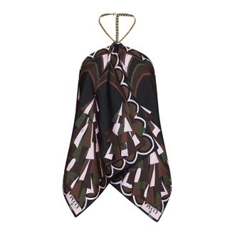 Pucci Baiadera Print Chain Top - Femme - Tops - Multicolore - Taille: ONE Size