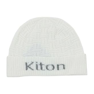 Kiton M&uuml;tzen - - Accessories - Herren - Wei&szlig; - ONE SIZE