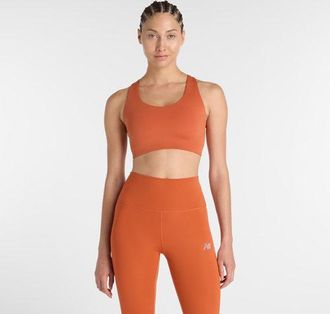 New Balance Damen NB Define Train Bra in Rot, Poly-Strick, Gr&ouml;&szlig;e XS