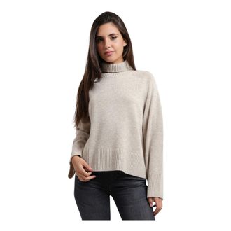 HUGO BOSS Rollkragenpullover - - Knitwear - Damen - Beige - S