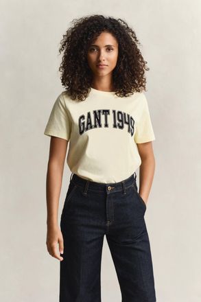 GANT Damen Graphic T-Shirt (XXXL) VANILLA Gelb