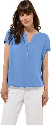 Cecil Damen 3411632 Bluse, Aster Blue, XXL