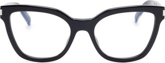 Saint Laurent Eyewear Cat-Eye-Brille - Schwarz