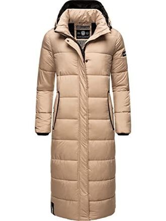 Navahoo Isalie Manteau dhiver oversized pour femme avec capuche XS-XXL, taupe, L