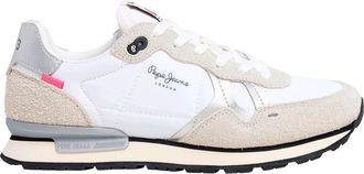 Pepe Jeans London Damen Brit Fly W Sneak, White Off White, 36 EU