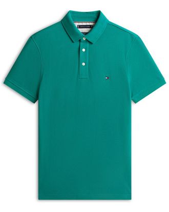 Tommy Hilfiger Piqu&eacute;-Poloshirt Slim Fit 1985 mit Stretch und Logo-Stickerei in