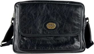 Gucci unisex, Pre-owned, Noir, Taille: ONE Size Sac bandouli&egrave;re Vintage Pre-owned