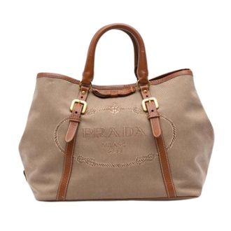 Prada Damen, Pre-Owned, Beige, ONE SIZEGröße