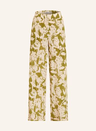 Victoria Beckham Marlenehose Aus Seide gruen