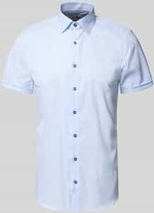 Olymp Level 5 Slim Fit Business-Hemd mit Kentkragen