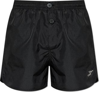 Jacquemus Homme, Maillots de bain, Noir, Taille: S Puntini Swim Shorts