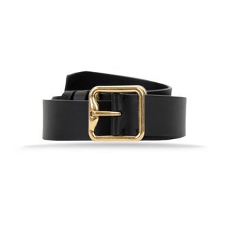 Burberry Leder G&uuml;rtel mit Schnalle - - Accessories - Damen - Schwarzk - S