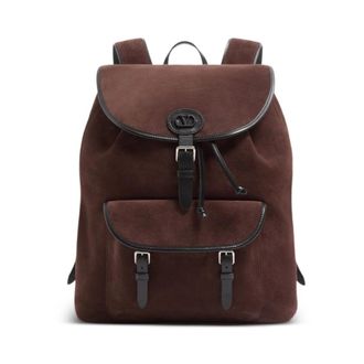 Valentino Garavani Seiden-Nylon-Rucksack - - Bags - Damen - Braun - ONE SIZE