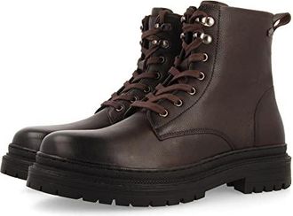 Gioseppo Bottes en Cuir Couleur Marron à Lacets pour Homme Dolton