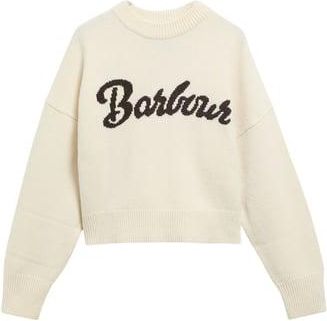 Barbour Pull col rond en laine