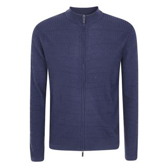 Emporio Armani Cardigans - Homme - Pulls - Bleu - Taille: XL