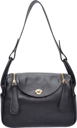 Luisa Vannini Schwarz Rindsledertasche