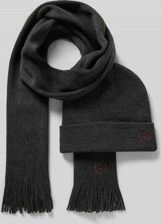 Bugatti Set aus Schal und M&uuml;tze mit Geschenkbox