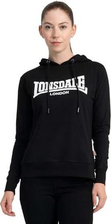 Lonsdale Katenyl Jeans Femme Printemps et Automne Taille Haute Slims Classique Coupe d&eacute;contract&eacute;e Jambe Droite Pantalon Large, avec Poche M