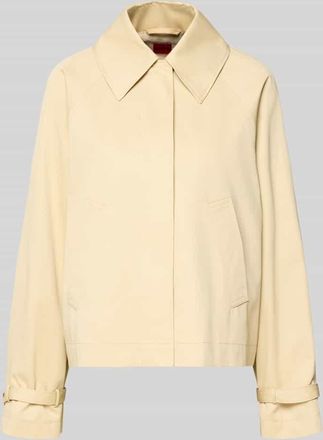 HUGO BOSS Regular Fit Trenchcoat aus reiner Baumwolle Modell Amotu-1