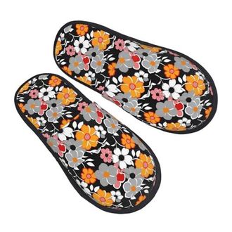 Generic Pantoufles Motif Floresal Antid&eacute;rapant Accueil Pantoufles Lavables Chaussons Invit&eacute;s Pour Homme Automne H&ocirc;tel M