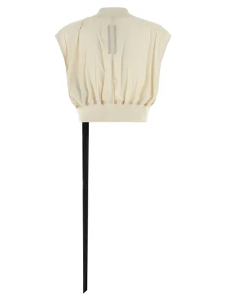 Rick Owens Tatlin Bomber Vest - Cream