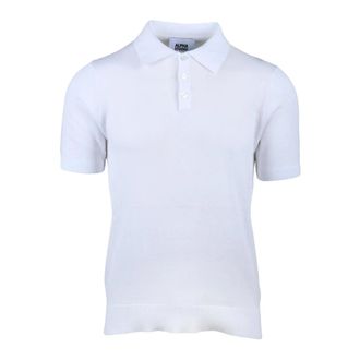 Alpha Studio Homme, Tops, Blanc, Taille: XL Polo en maille